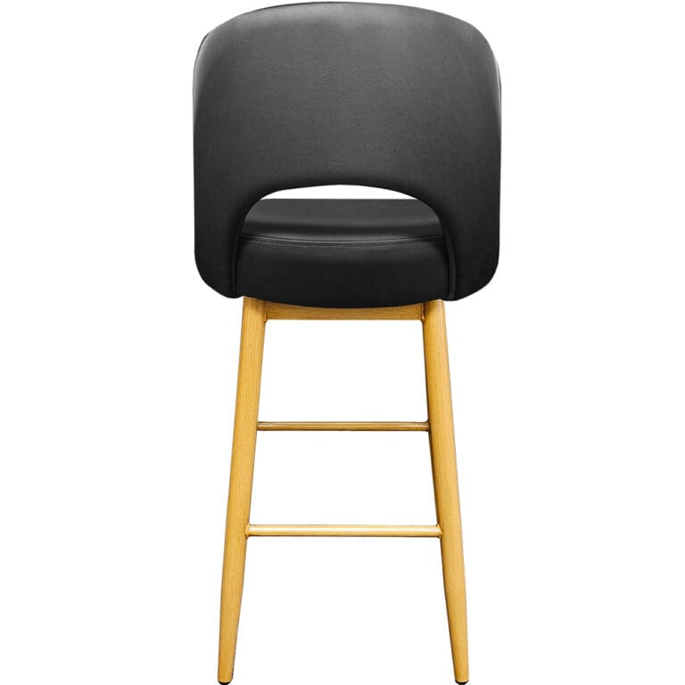 BM-10501-CUT Amata Barstool with Cutout Bucket - OakStreetMFG
